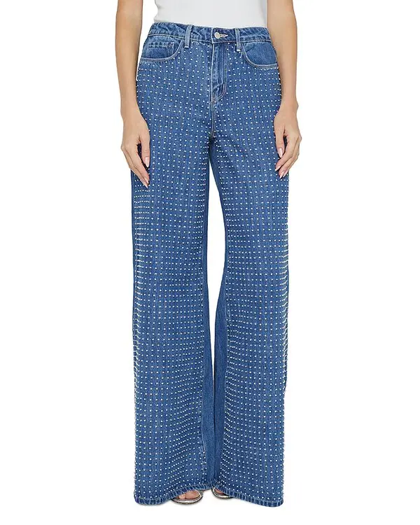 L'Agence Quincy High-rise Wide-leg Jeans