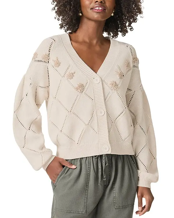 Splendid Primrose Sweater Cardigan - Moonstone