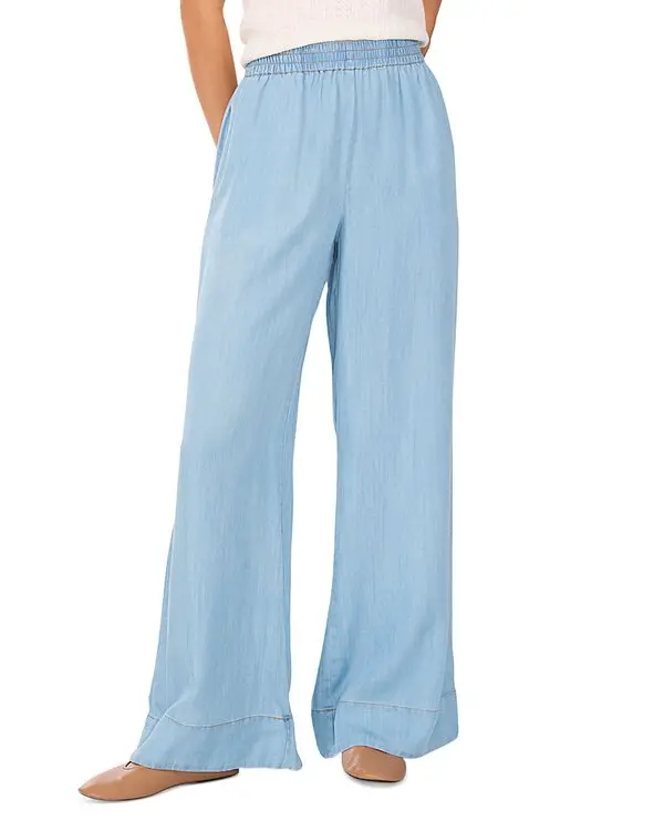 1.State Wide Leg Pants - Angel Blue