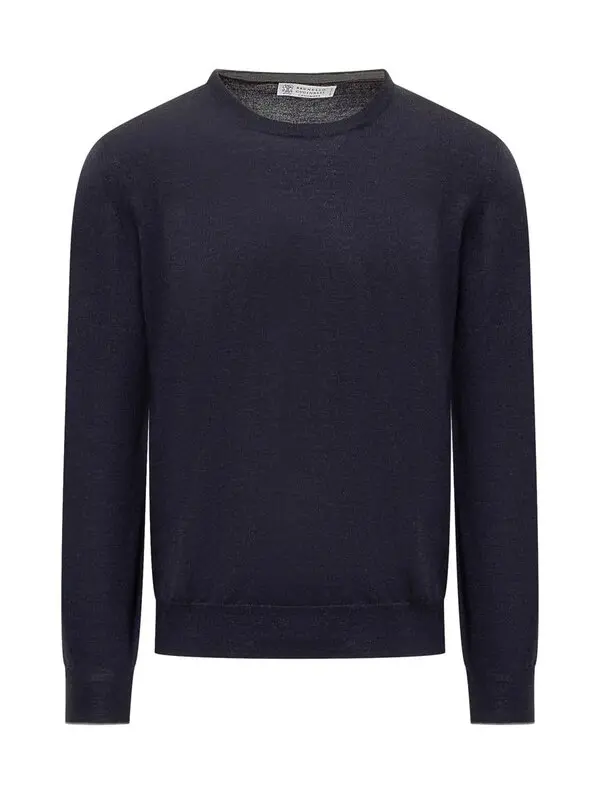 Brunello Cucinelli Long Sleeve Jersey - Blue