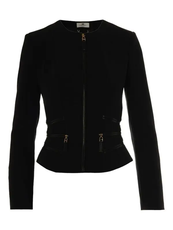 Elisabetta Franchi Fitted Jacket - Black