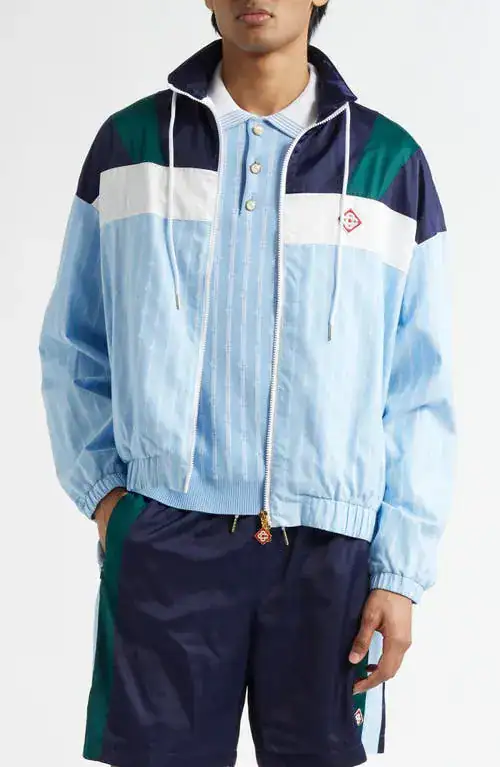 Casablanca Colorblock Track Jacket - Pin Stripe | Editorialist