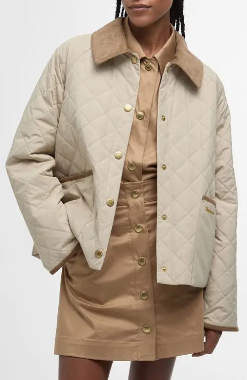Barbour Anise Quilted Jacket - Light Sand/ancient