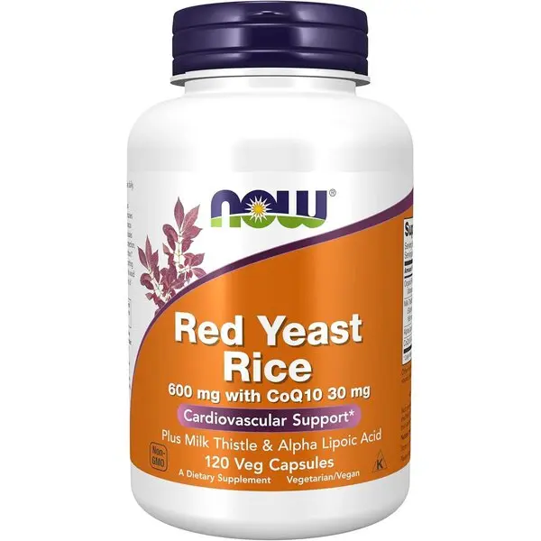 NOW FOODS Red Yeast Rice & Coq10 120 Capsules
