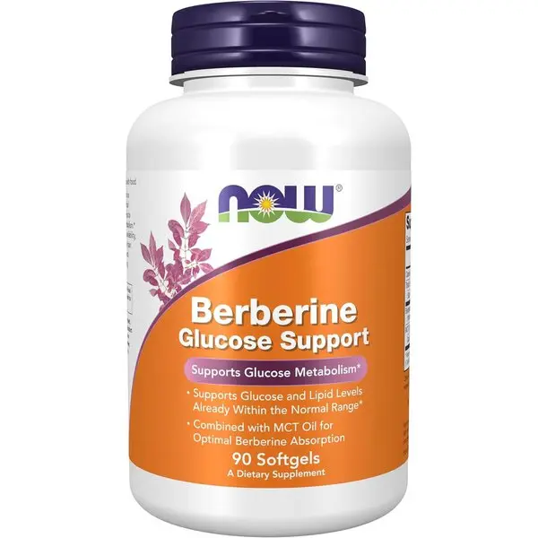 NOW FOODS Berberine Glucose Support 90 Softgels