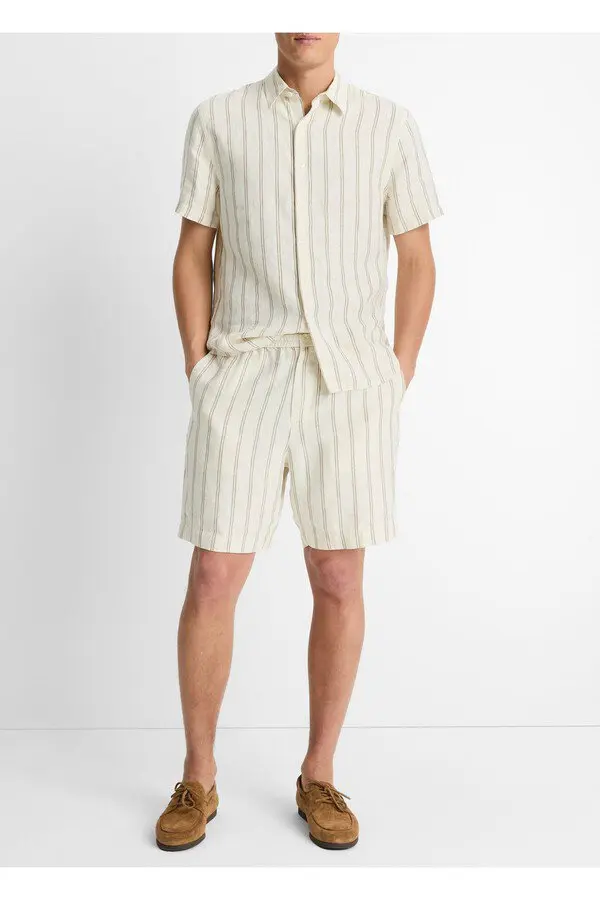 Vince Mesa Hemp Beach Short - Stripe