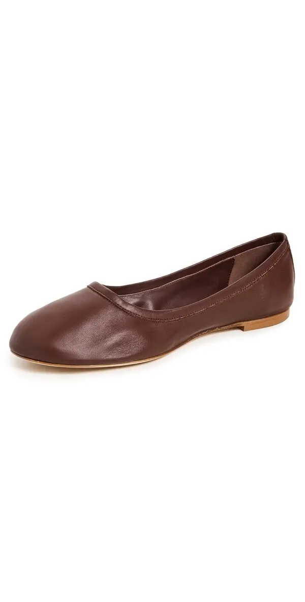 JAMIE HALLER Minimalist Slippers - Mogano