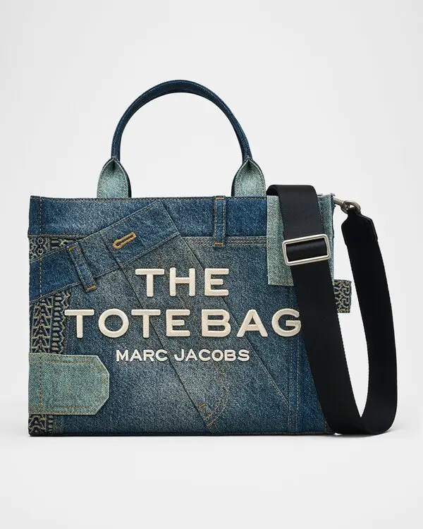 Marc Jacobs Medium Patchwork Denim Tote