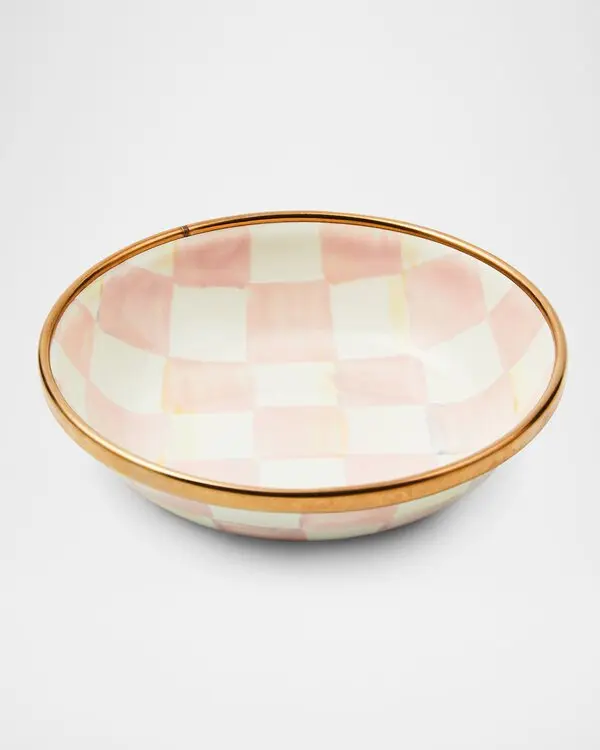 MACKENZIE-CHILDS Rosy Check Dipping Bowl - One-color