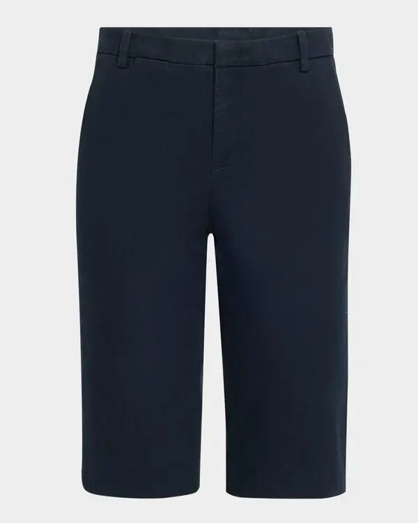 Vince Mid-rise Chino Shorts - Coastal