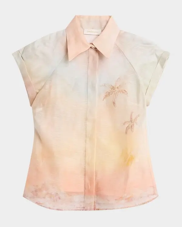Zimmermann Illuminate Fitted Blouse