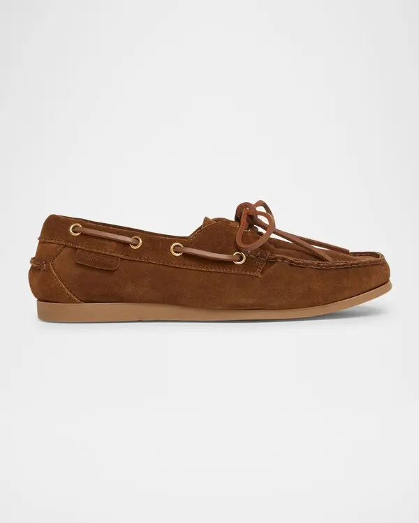 TOM FORD Robin Suede Loafers - Tobacco