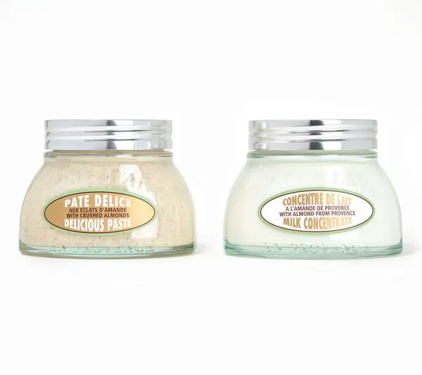 L'OCCITANE Almond Paste Exfoliator & Body Cream Duo