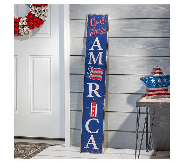 GERSON INTERNATIONAL 47 In Patriotic Wall Decor Set Of 2 Gerson I Nternational