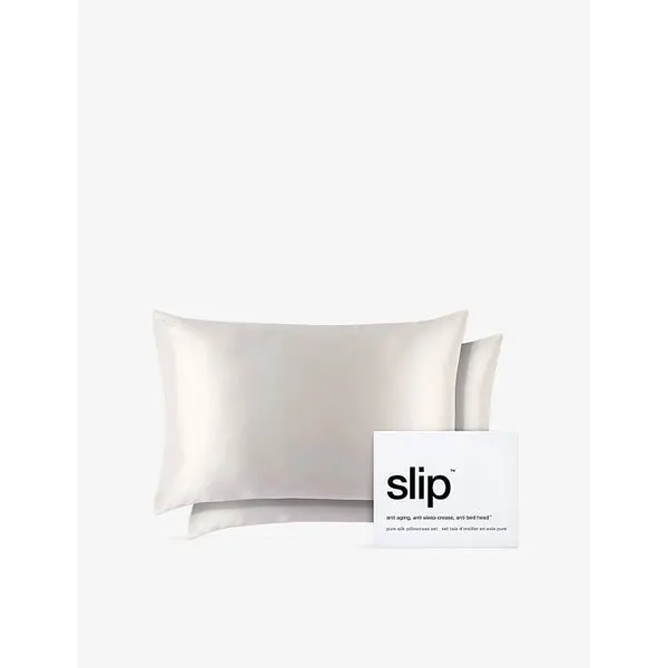 Slip Queen Silk Pillowcase Pack Of Two 51cm X 76cm - One-color