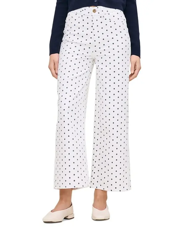 DL1961 Hepburn High-rise Ankle Wide Leg Jeans