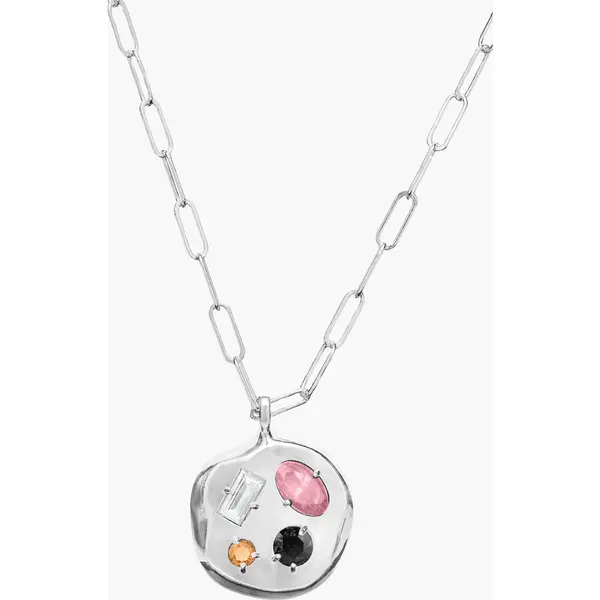 BIRTHDATE CO. The April Birthdate Pendant - April 11th - Silver