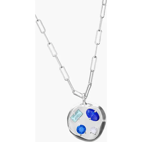 BIRTHDATE CO. The March Birthdate Silver Pendant - March 14th - Silver