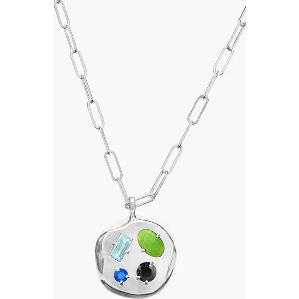 BIRTHDATE CO. The March Birthdate Silver Pendant - March 1st - Silver