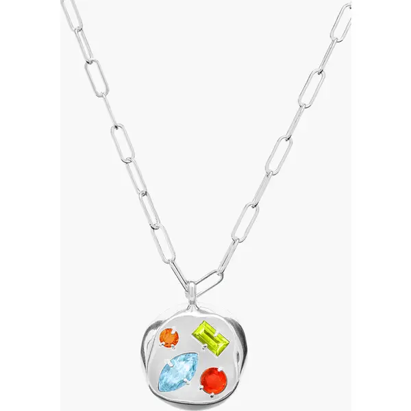 BIRTHDATE CO. The March Birthdate Silver Pendant - March 20th - Silver