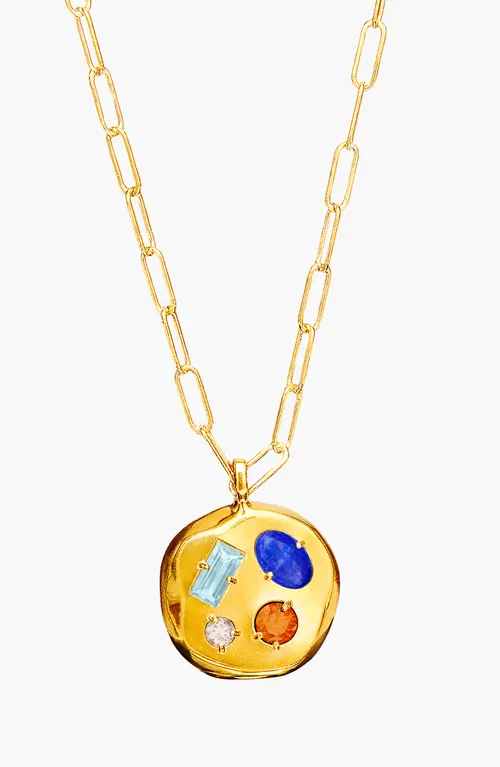 BIRTHDATE CO. The March Birthdate Pendant - March 21st - Gold