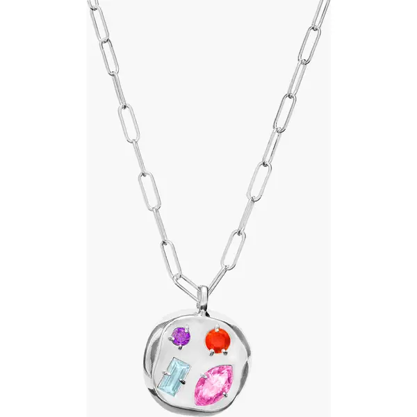 BIRTHDATE CO. October Birthdate Pendant - October 22nd - Silver