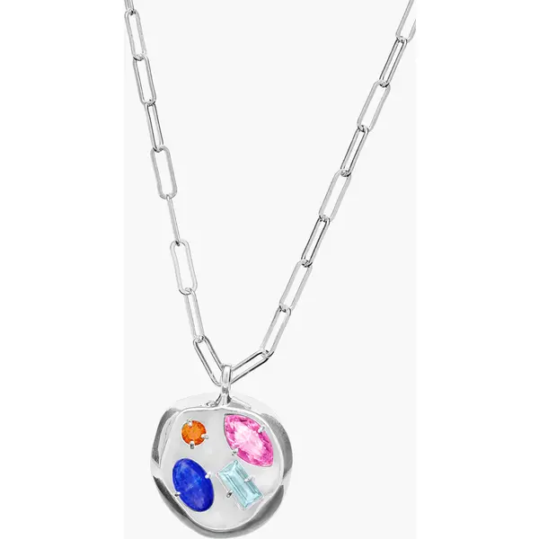 BIRTHDATE CO. October Birthdate Pendant - October 23rd - Silver
