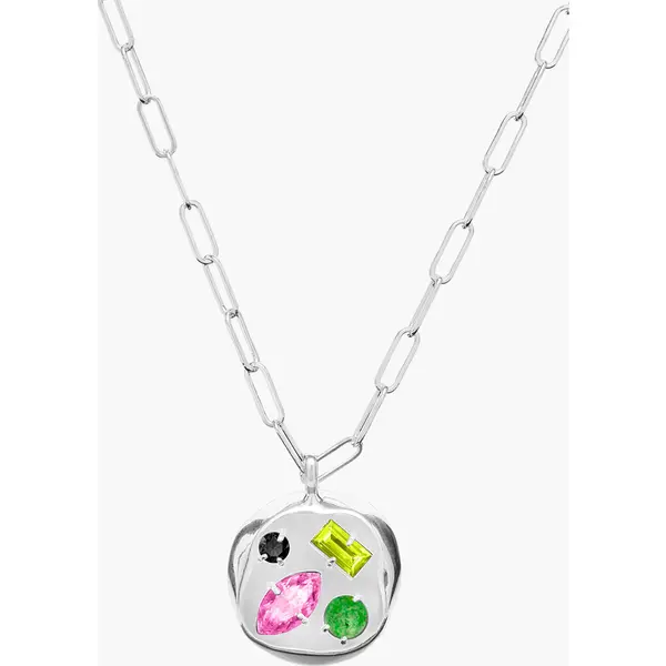 BIRTHDATE CO. October Birthdate Pendant - October 5th - Silver
