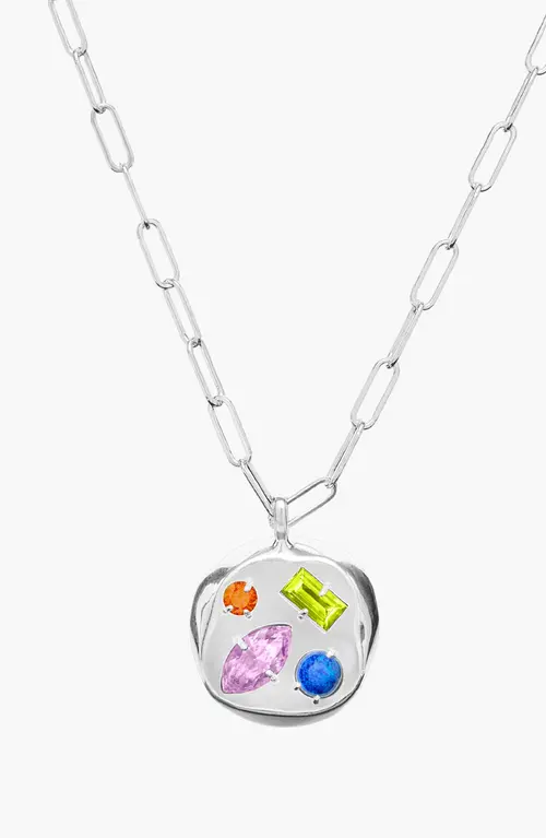 BIRTHDATE CO. The June Birthdate Pendant - June 10th - Silver