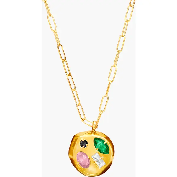 BIRTHDATE CO. The May Birthdate Pendant - May 3rd - Gold