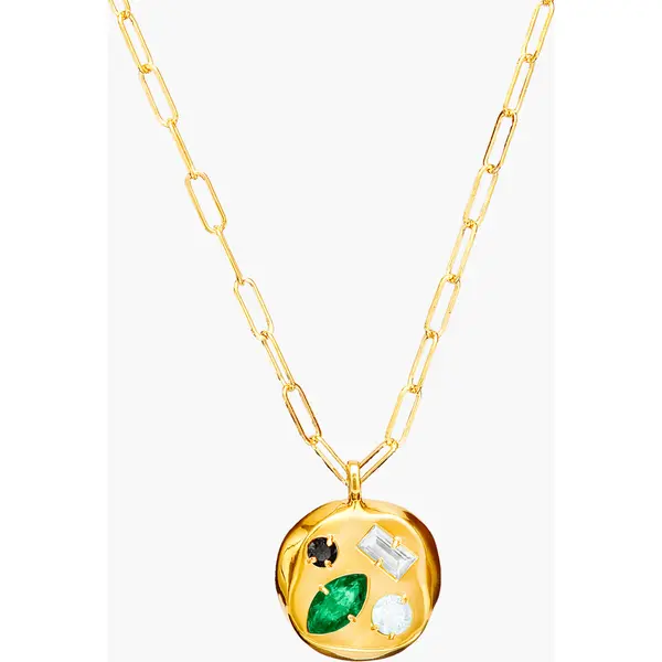 BIRTHDATE CO. The May Birthdate Pendant - May 5th - Gold