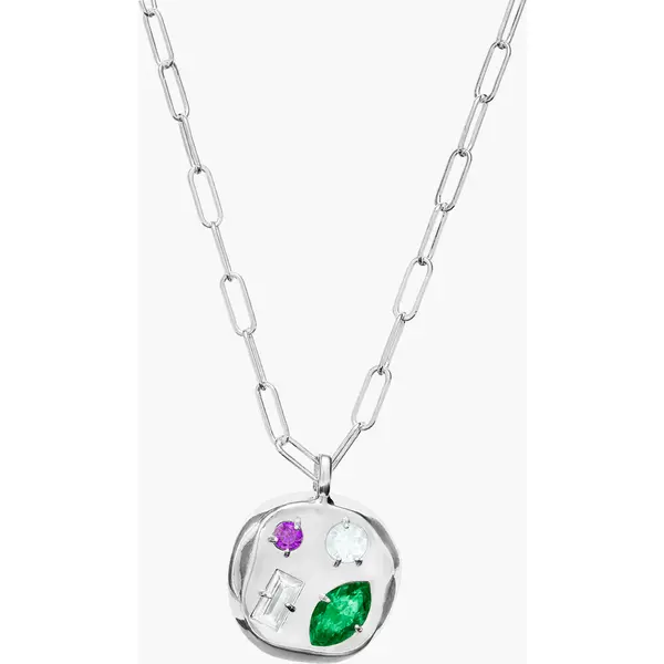 BIRTHDATE CO. May Birthdate Silver Pendant - May 12th - Silver