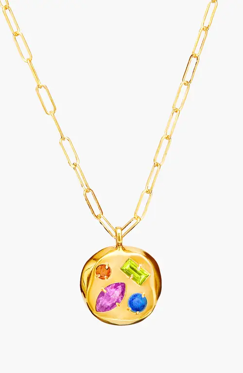 BIRTHDATE CO. The February Birthdate Pendant - February 20th - Gold