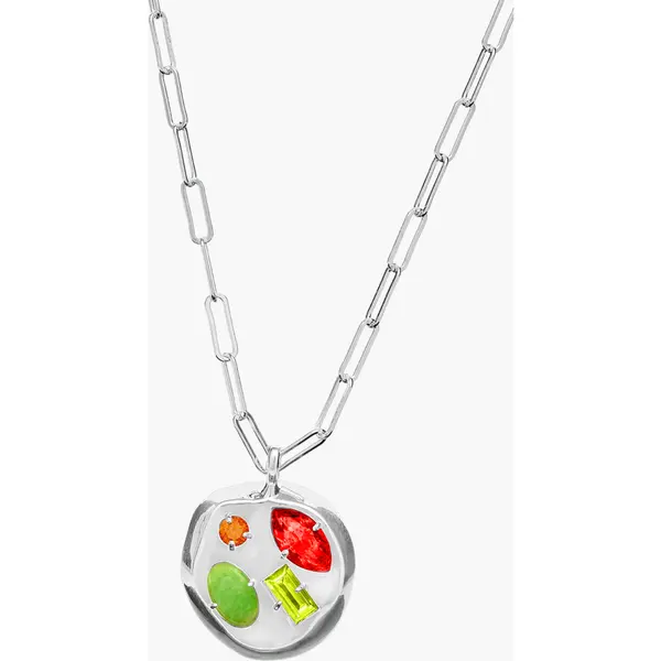 BIRTHDATE CO. The January Birthdate Silver Pendant - January 8th - Silver