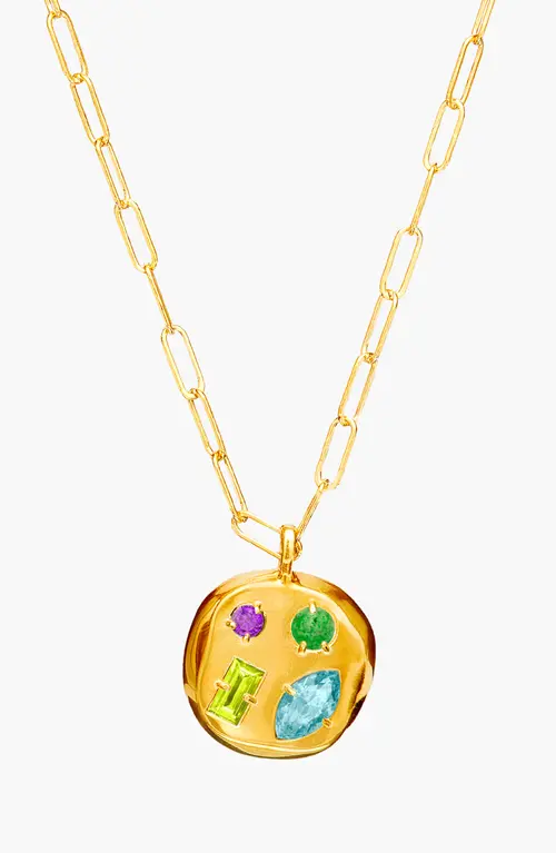BIRTHDATE CO. December Birthdate Pendant - December 2nd - Gold