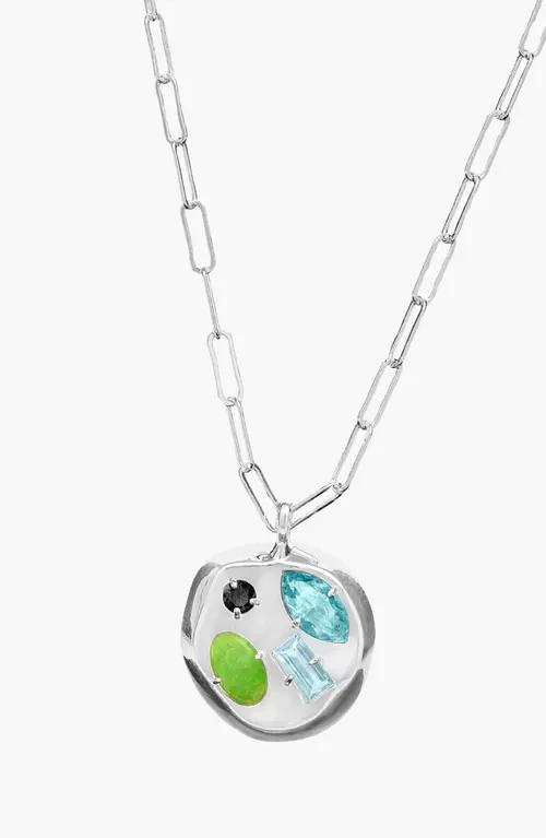 BIRTHDATE CO. The December Birthdate Pendant - December 28th - Silver