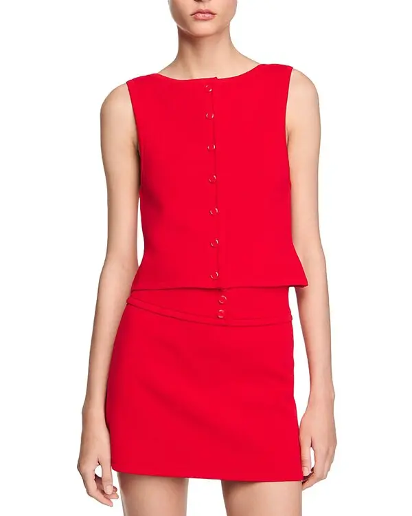 Sandro Sleeveless Shell