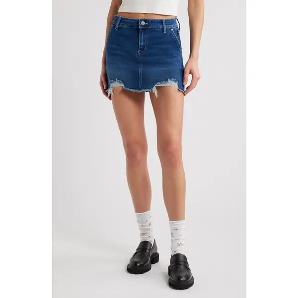 PTCL Eira Easy Stretch Denim Miniskirt