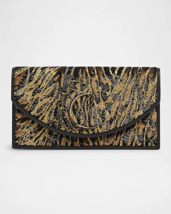 CHRISTIAN LOUBOUTIN Loubin54 Sequined Clutch