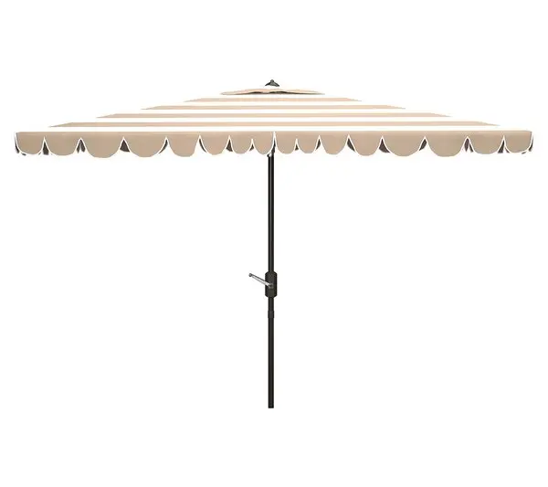 VALERIE PARR HILL Vienna 6.5' X 10' Auto Tilt Rectangular Umbrell A Valerie