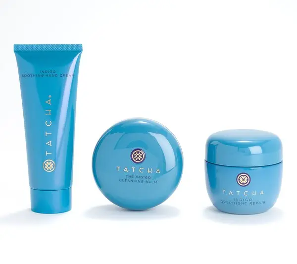 TATCHA Indigo Overnight Cream, Cleansing Balm & Hand Cream