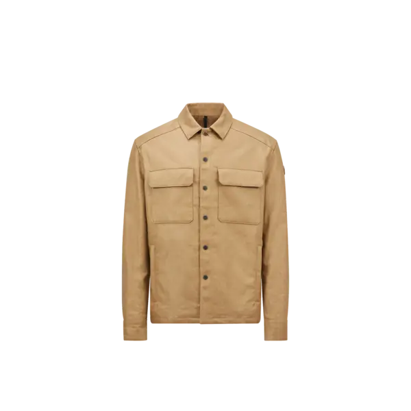 Moncler Callaqui Linen Shirt Jacket - Brown