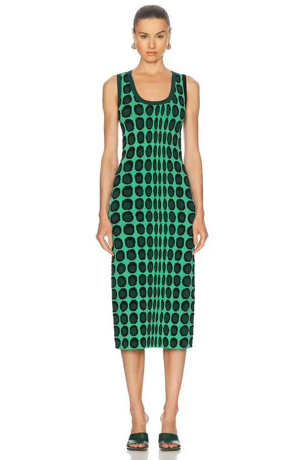 Christopher John Rogers Tank Midi Dress