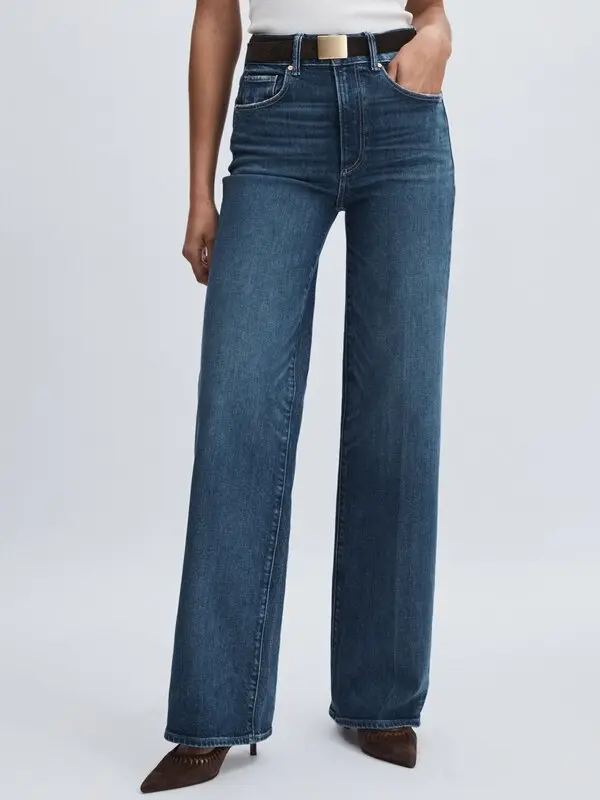 Paige Sasha High-rise Wide-leg Jeans