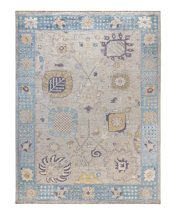 Bloomingdale'S Colorful Oushak M1945 Area Rug, 9' X 11'7