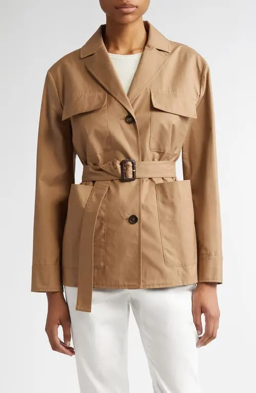 Max Mara Giulia Belted Jacket - Camel