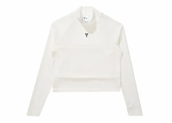 Nike Kobe Bryant Long Sleeve Cropped Top - Sail/black