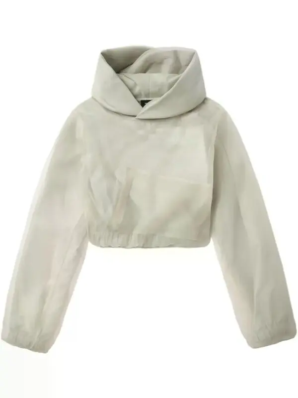We11Done Cropped Hoodie