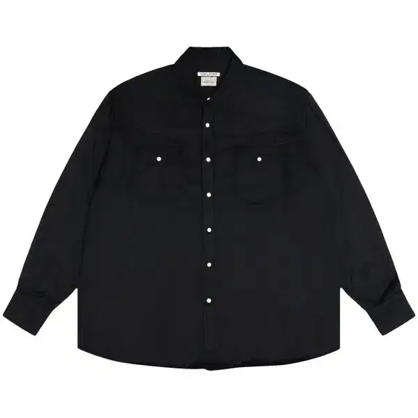 トップス stussy casentino wool cpo shirt StüSsy Casentino Wool Cpo Shirt In Black | Editorialist