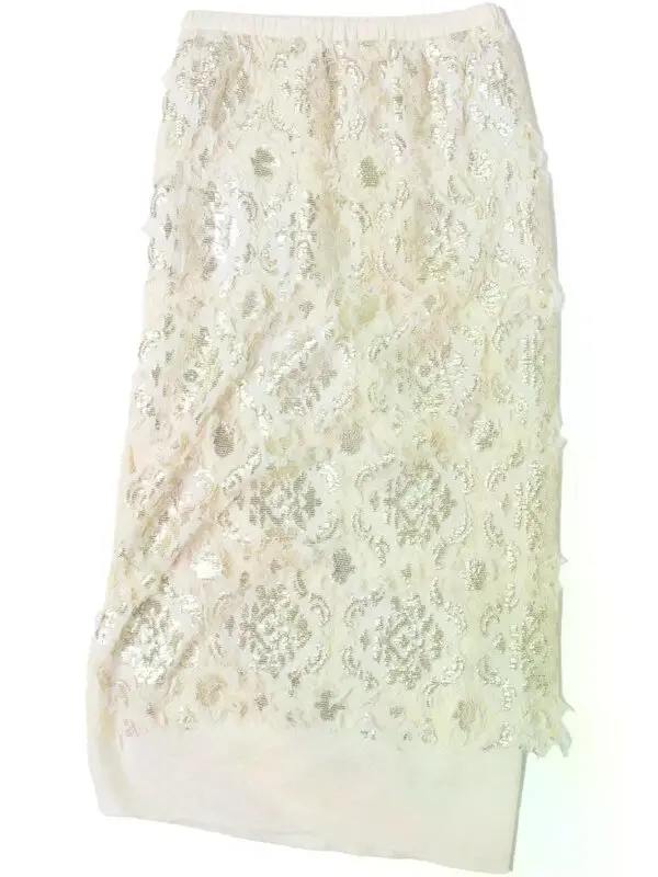 MULLER OF YOSHIOKUBO Embroidery Midi Skirt